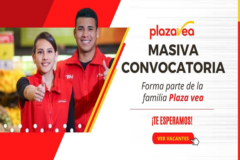 Plaza Vea Explora tu Potencial ¡Postúlate para un Futuro Lleno de ...